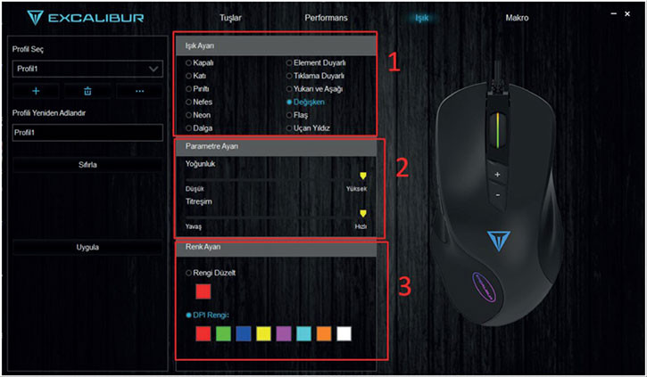 Excalibur GX21 Oyuncu Mouse | Casper