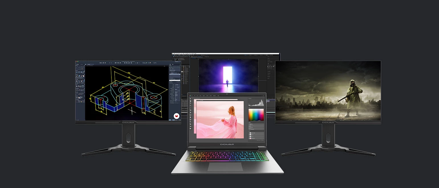 Excalibur G911 | i9 14900HX 16GB DDR5 RAM 2TB M2 GEN4 2TB M2 16GB RTX ...